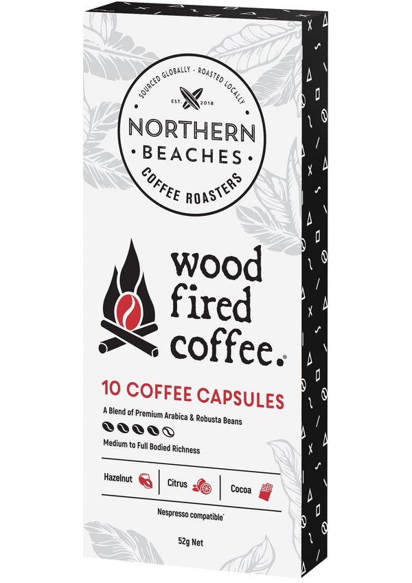 Wood Fired Coffee Capsules (Nespresso Compatible) - 10 Capsule Carton ...